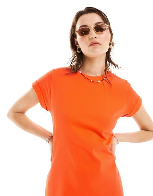 AllSaints Anna maxi dress in orange | ASOS