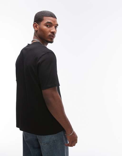 AllSaints Bereft logo heart print oversized t-shirt in black | ASOS