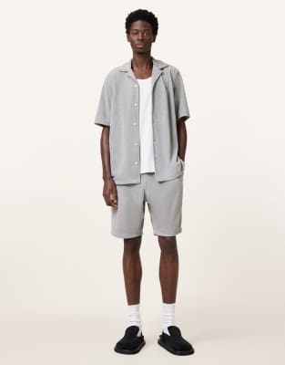 AllSaints - Felix - Short molletonné - Gris machine | ASOS