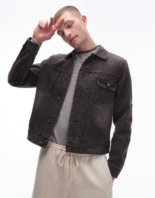 AllSaints Jagger jacket in washed indigo blue | ASOS