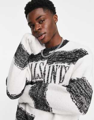 AllSaints lexi saints crew neck knitted sweater | ASOS