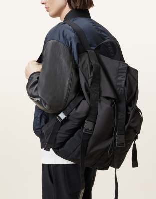 AllSaints – Mars – Rucksack in Schwarz | ASOS