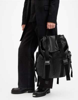 AllSaints - Mars - Rugzak in zwart | ASOS