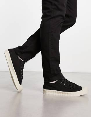 AllSaints - Mem - Baskets basses - Noir | ASOS
