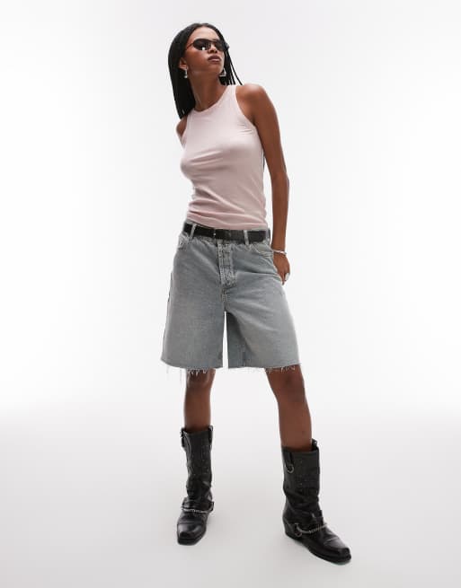 Allsaints rina tank in mauve chalk pink | ASOS