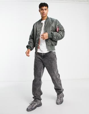 Alpha Industries - MA-1 - Bomber matelassé oversize - Vert vintage | ASOS