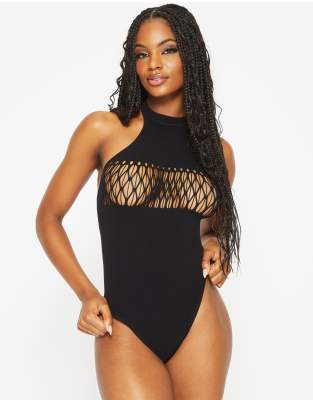 Ann Summers Rendevous crotchless body in black | ASOS