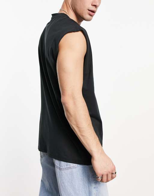 Another Influence 2 pack oversized singlets in black | ASOS