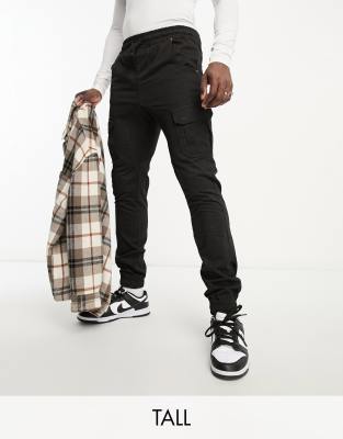 Another Influence Tall - Pantalon cargo - Noir | ASOS