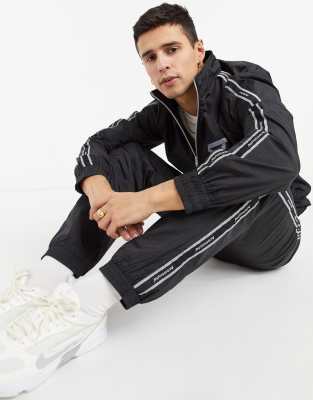 The Arcminute Arcminute Tracksuit Jacket In Black | ModeSens