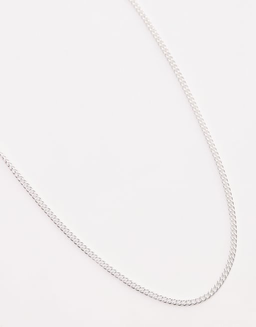 ARKET sterling silver thin chain necklace | ASOS