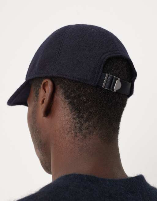 ARKET wool cap in navy | ASOS