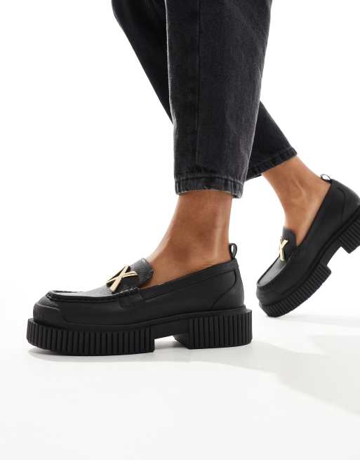 Armani Exchange Mocassins Noir