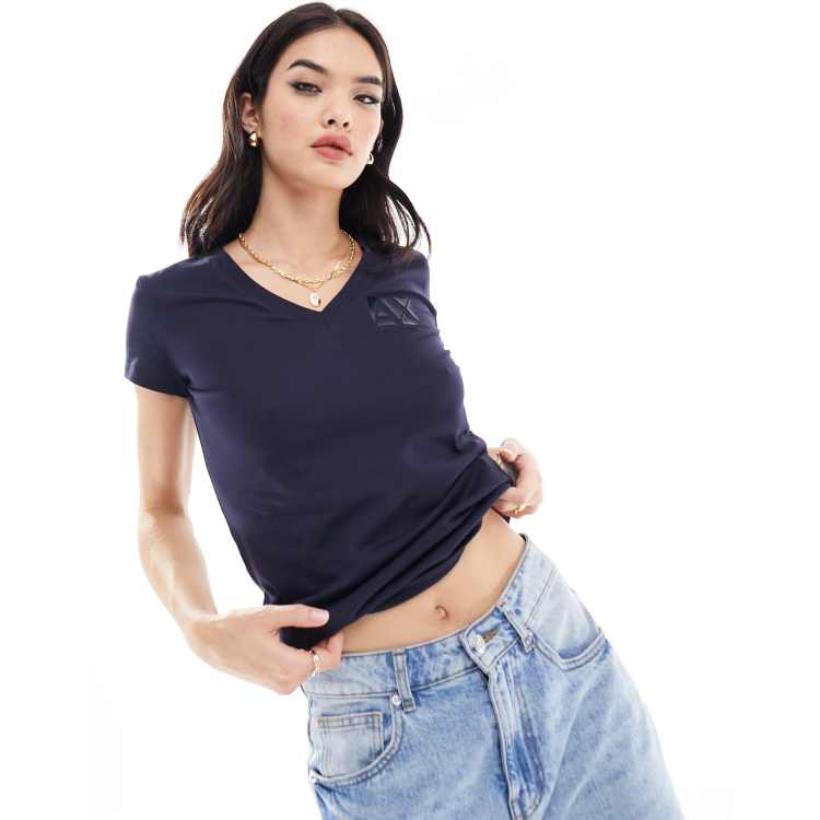 Armani exchange v neck t shirt store