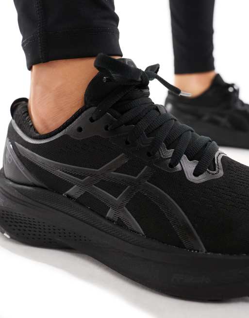 Asics kayano all black store