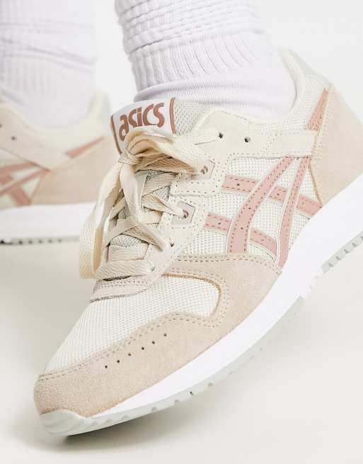 Asics Lyte Classic Baskets Blanc et rose
