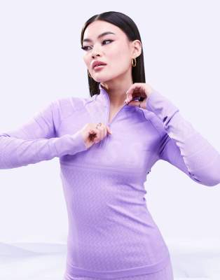 ASOS 4505 base layer 1/4 zip top in apres ski jacquard | ASOS