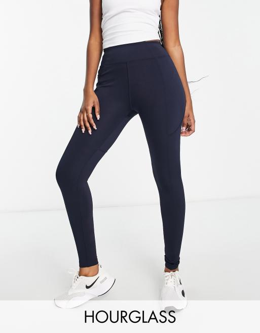 Asos 4505 Hourglass Icon Legging With Bum Sculpt Seam Detail And Pocket