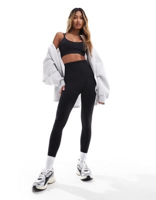 ASOS 4505 - Legging de sport sans coutures doux au toucher à taille haute - Noir | ASOS