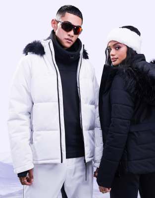 ASOS 4505 padded ski jacket with faux fur trim | ASOS