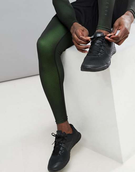 ASOS 4505 running tights in 2 tone jersey | ASOS