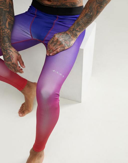 ASOS 4505 running tights with ombre print | ASOS