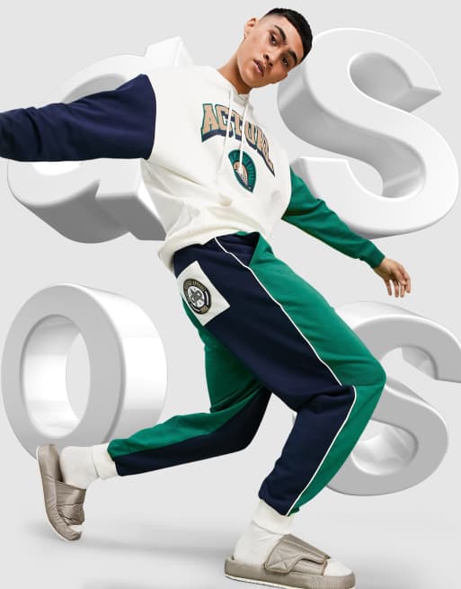 Asos Actual Jogger Densemble Décontracté à Effet Coupé Cousu Color