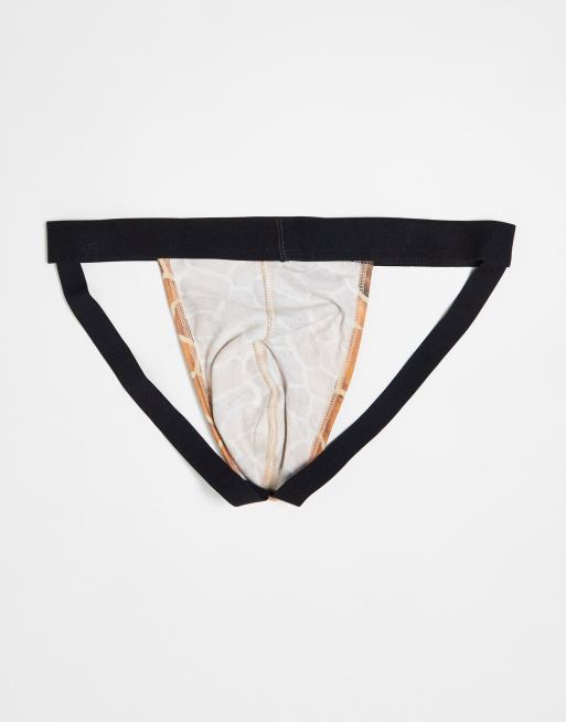 ASOS DESIGN 2 pack jock straps in animal print | ASOS