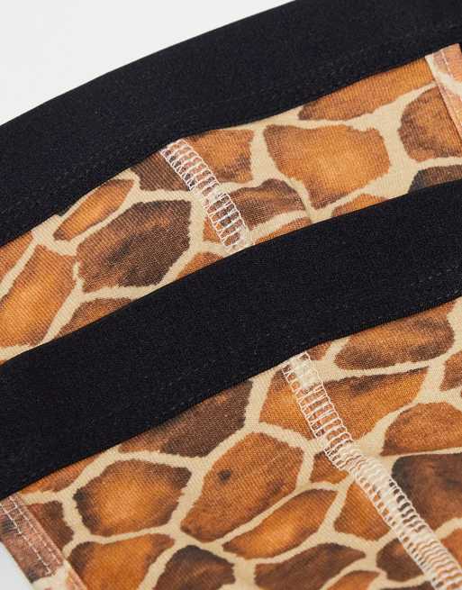 ASOS DESIGN 2 pack jock straps in animal print | ASOS