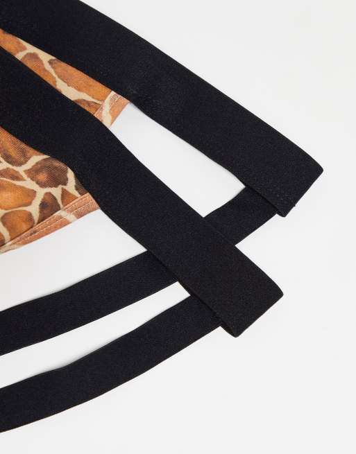 ASOS DESIGN 2 pack jock straps in animal print | ASOS