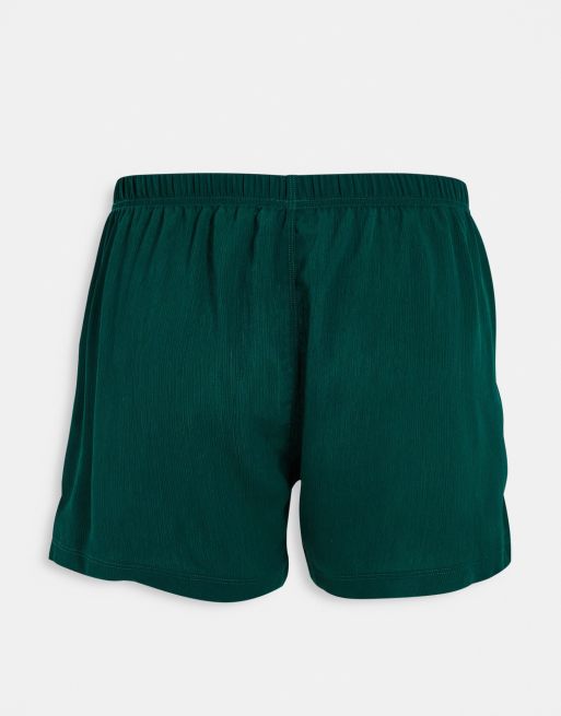 ASOS DESIGN 3 pack boxer in crinkle fabric | ASOS
