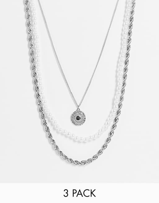 Layered necklace asos store