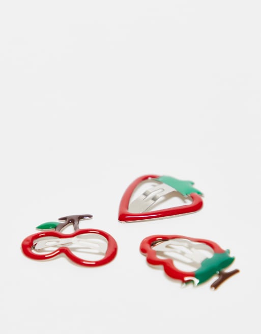 ASOS DESIGN 6-pack fruit hair clips | ASOS