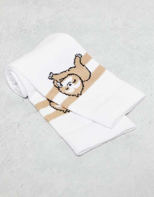 ASOS DESIGN ankle socks with sloth design | ASOS