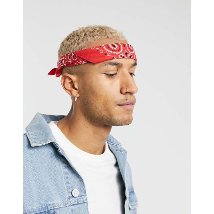 Red Bandana On Head