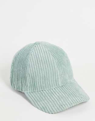 ASOS DESIGN baseball cap in sage cord | ASOS