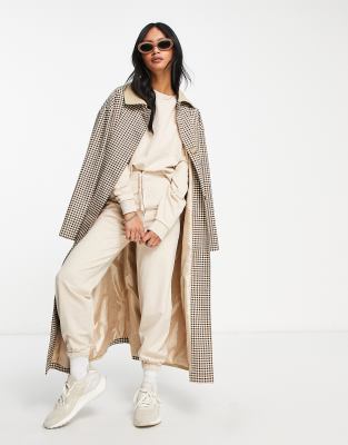 ASOS DESIGN basic slim trackies in oatmeal marl | ASOS