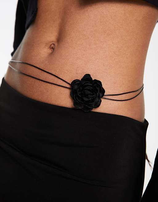 ASOS DESIGN – Bauchkette mit Ansteckblume | ASOS ASOS DESIGN – Bauchkette mit Ansteckblume | ASOS