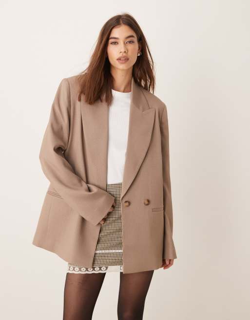 ASOS DESIGN - Blazer multi-positions - Moka | ASOS