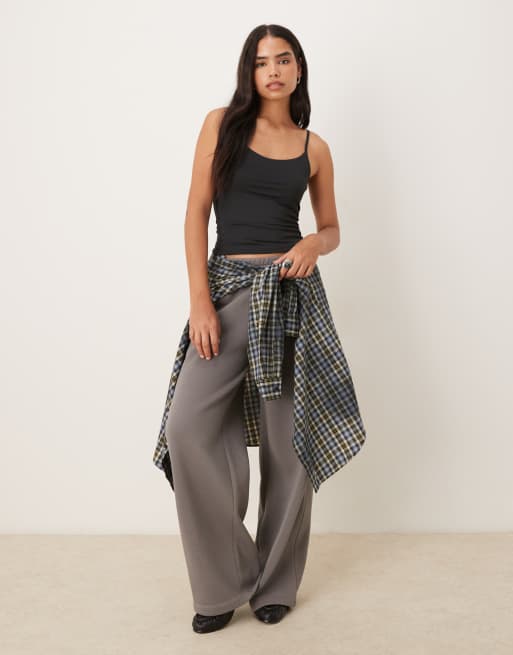 ASOS DESIGN breatheMAX™ polyamide cami singlet in black | ASOS