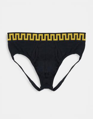 ASOS DESIGN brief jock strap with grecian style waistband | ASOS