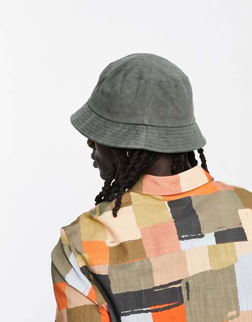 ASOS DESIGN bucket hat in washed khaki | ASOS
