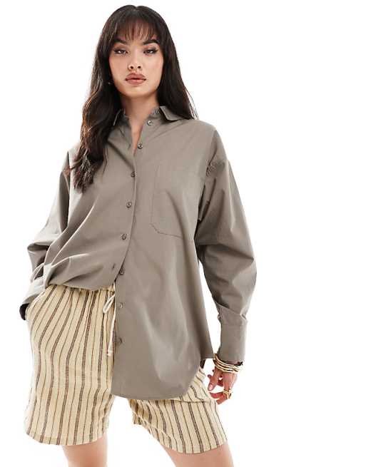 ASOS DESIGN - Camicia oversize verde kaki | ASOS ASOS DESIGN - Camicia oversize verde kaki | ASOS