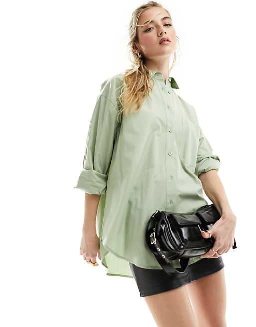 ASOS DESIGN - Camicia oversize verde salvia | ASOS ASOS DESIGN - Camicia oversize verde salvia | ASOS