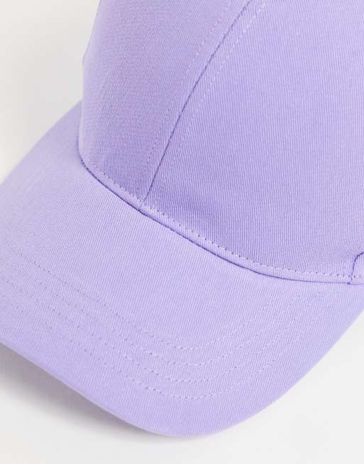 ASOS DESIGN canvas baseball cap in lilac | ASOS