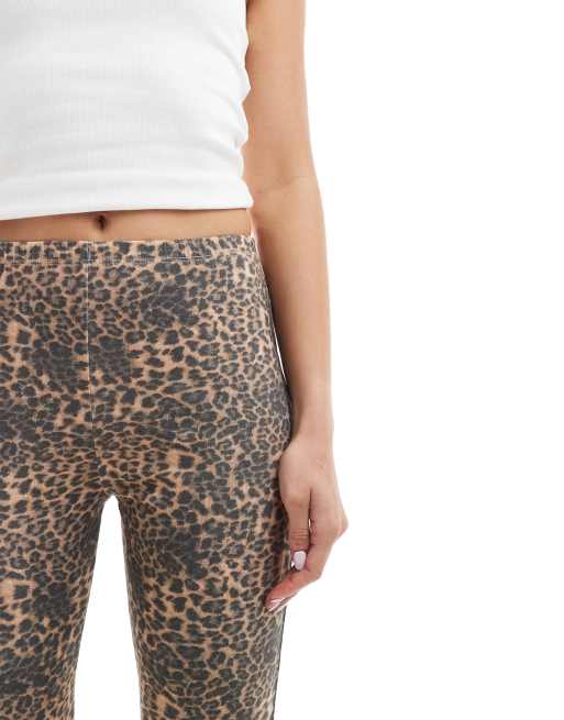 ASOS DESIGN capri pants in leopard print | ASOS