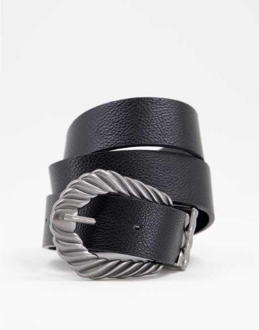 Asos Design Ceinture Pour Jean Taille Et Hanches Avec Détail En Métal