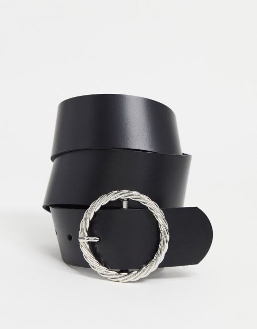 Asos Design Ceinture Taille Ou Hanches Pour Jean En Cuir Avec Boucle