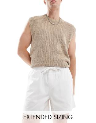 ASOS DESIGN chino shorts in white | ASOS
