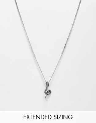 ASOS DESIGN - Collier en acier inoxydable imperméable avec pendentif ...